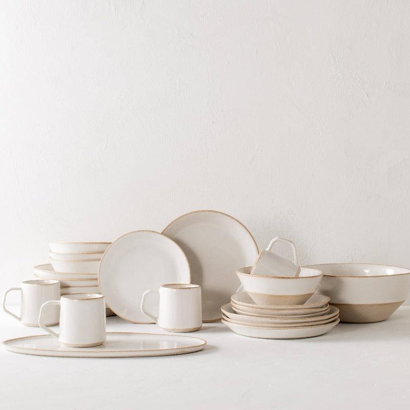 Convivial Stoneware Minimal Plates | J. Bird & Company